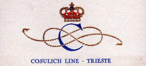 Cosulich Line - Trieste History and Ephemera