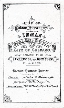 Ship Passenger Lists (1880s-1950s)