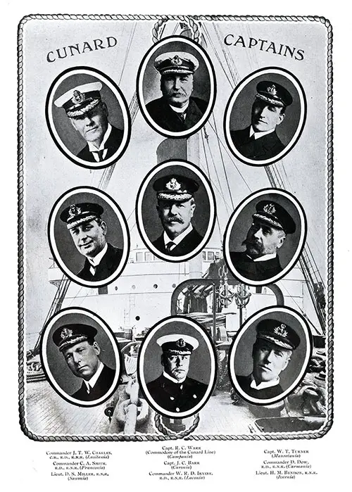 Cunard Daily Bulletin - 1912 Summer